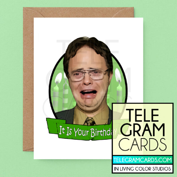 The Office (Dwight Schrute) [ILCS-001A-HBD] It Is Your Birthday ...